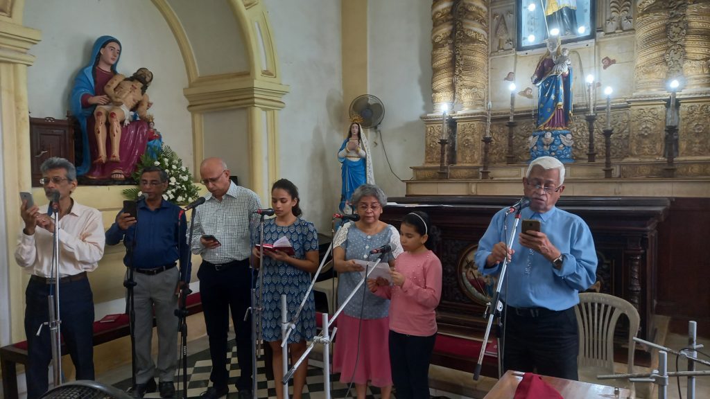 Goa's only Sunday Mass in Portuguese - Oscar de Noronha